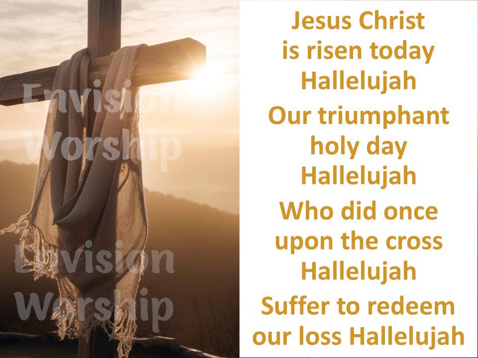 Easter Cross PowerPoint ~ Gorgeous & Powerful