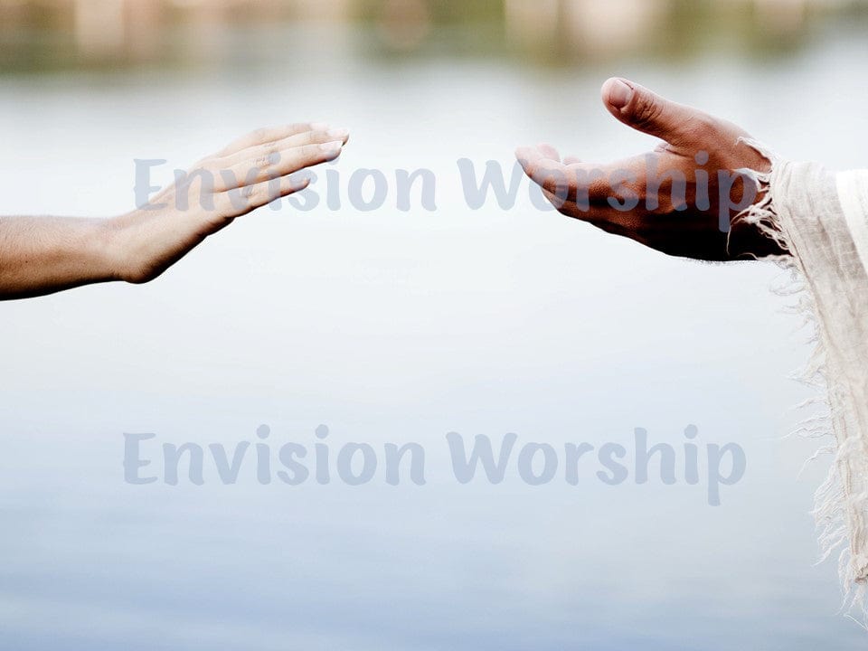 Jesus Christ Reaching Out For You PowerPoint - Gorgeous & Easy to Use
