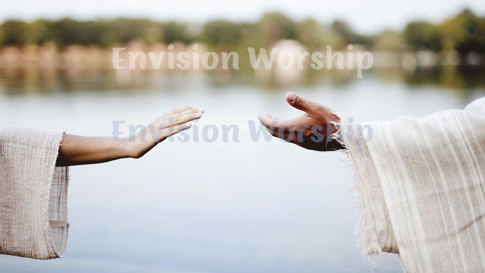 Jesus Christ Reaching Out For You PowerPoint - Gorgeous & Easy to Use