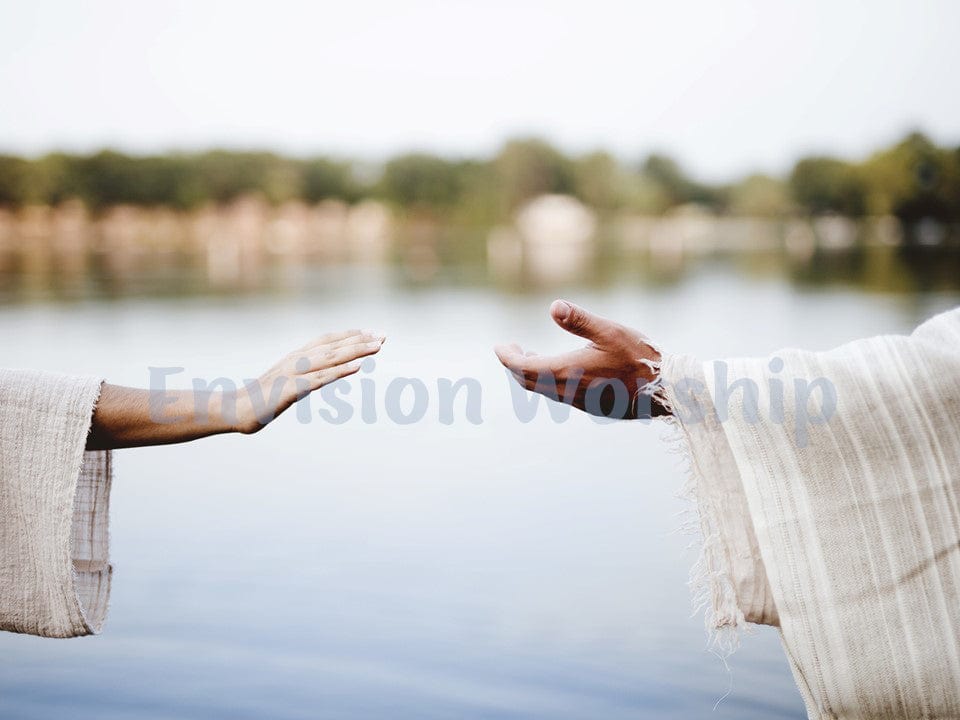 Jesus Christ Reaching Out For You PowerPoint - Gorgeous & Easy to Use