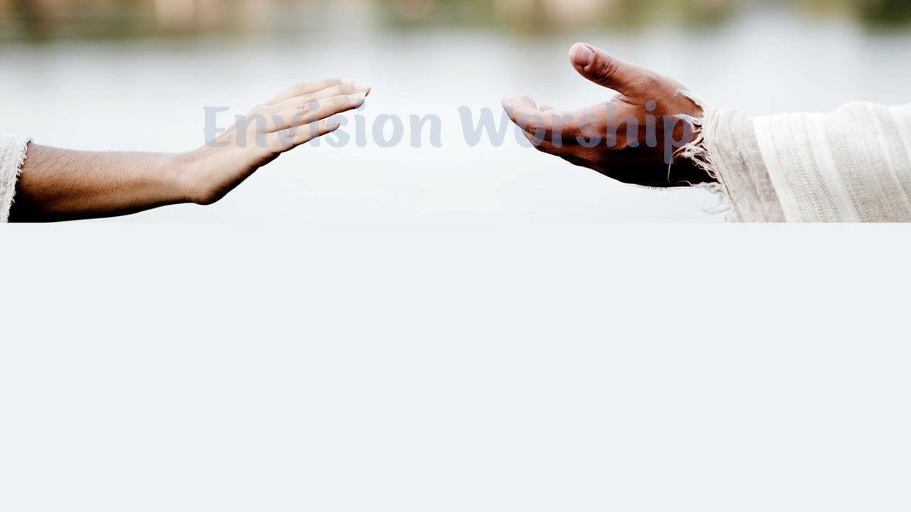 Jesus Christ Reaching Out For You PowerPoint - Gorgeous & Easy to Use