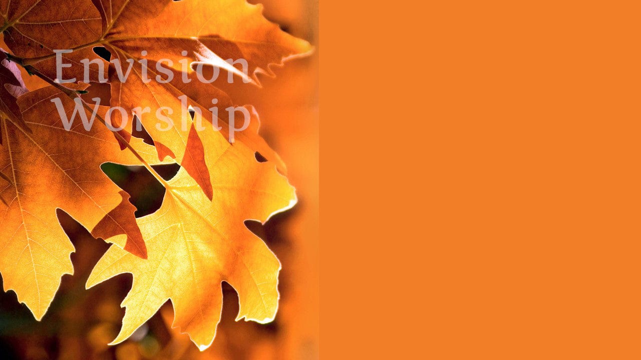 Autumn Church PowerPoint - Gorgeous Fall Leaves
