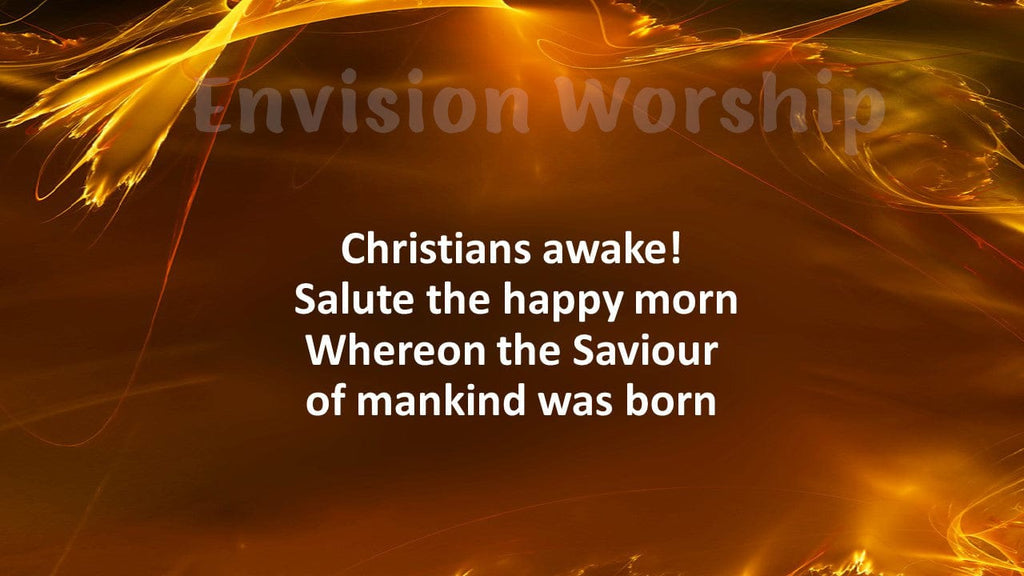 Christians Awake! Church Slides - lyrics included - very easy to use