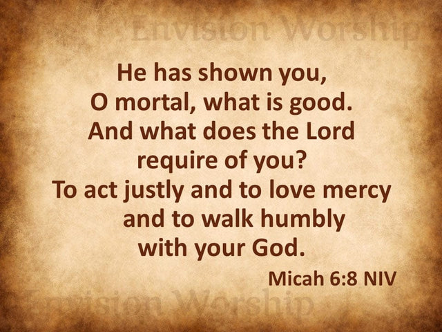 Bible Verse Worship Slides - Gorgeous old paper feel