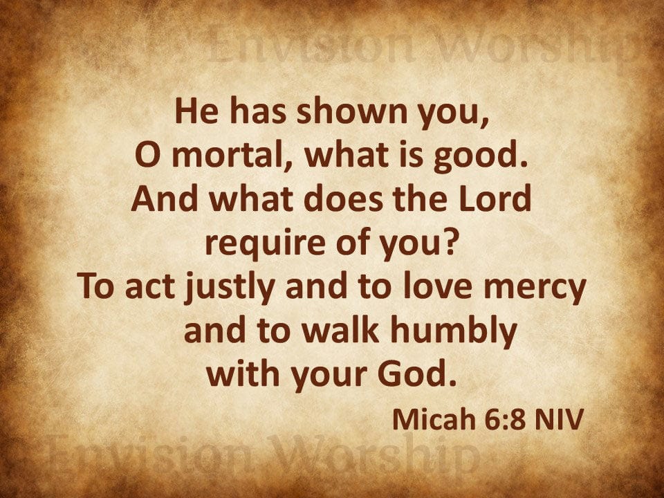 Bible Verse Worship Slides - Gorgeous old paper feel