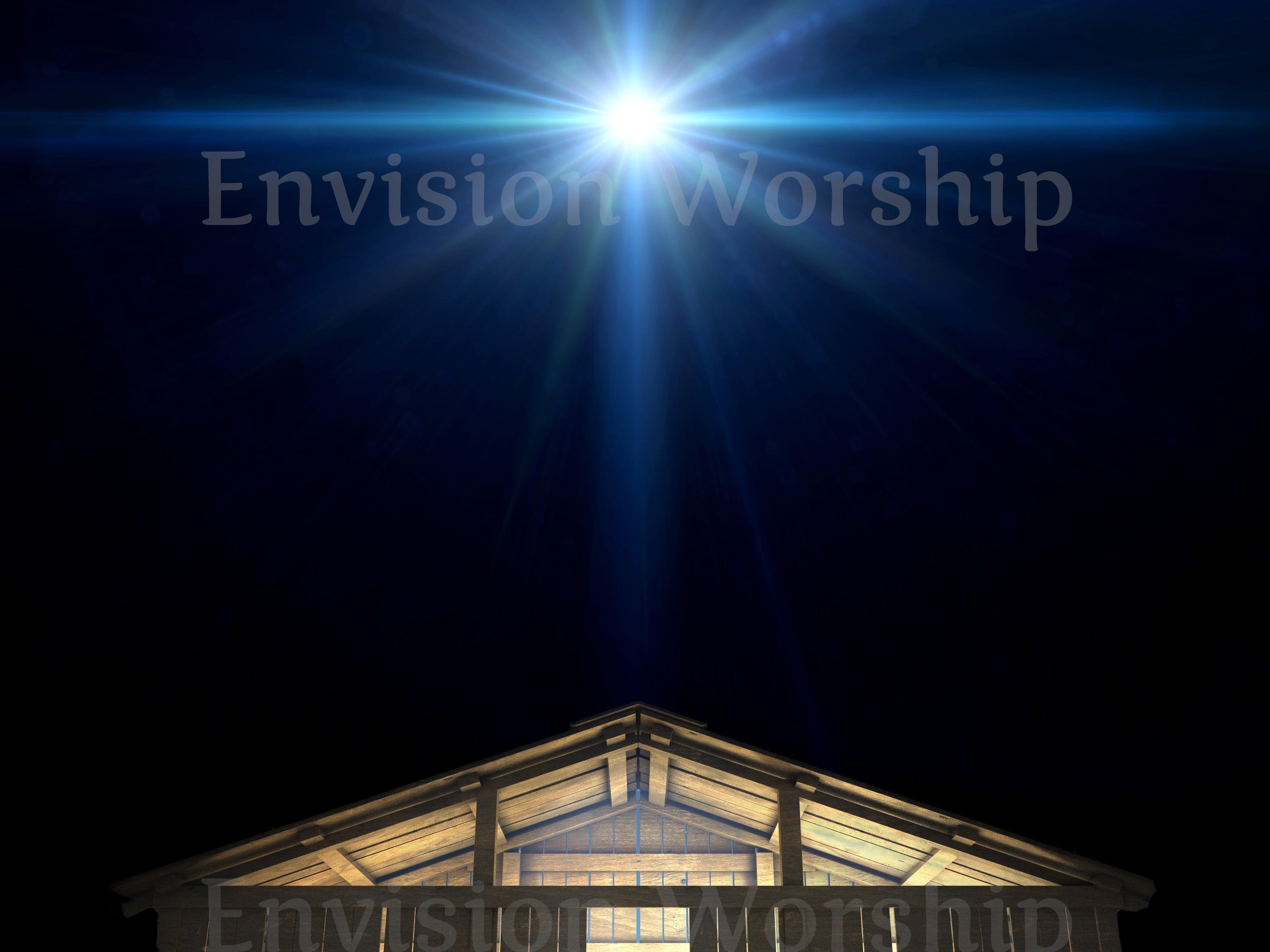 Christmas Nativity PowerPoints Collection ~ Gorgeous Star and Stable
