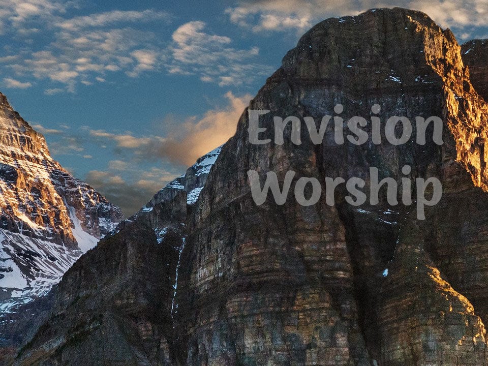 Church Slides - Gorgeous Rocky Mountain Ridge Church Slides - New