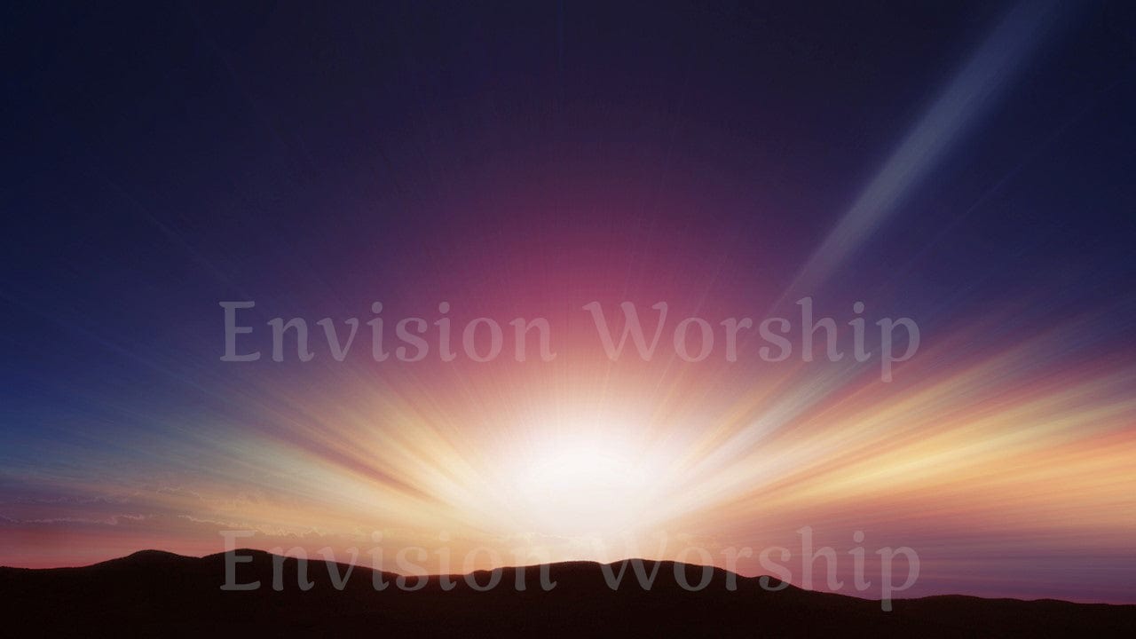 Easter Sunrise Church PowerPoint - Stunning and New
