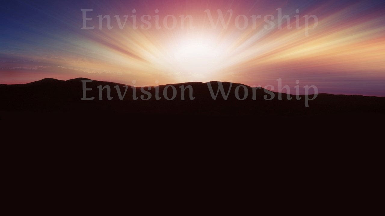 Easter Sunrise Church PowerPoint - Stunning and New