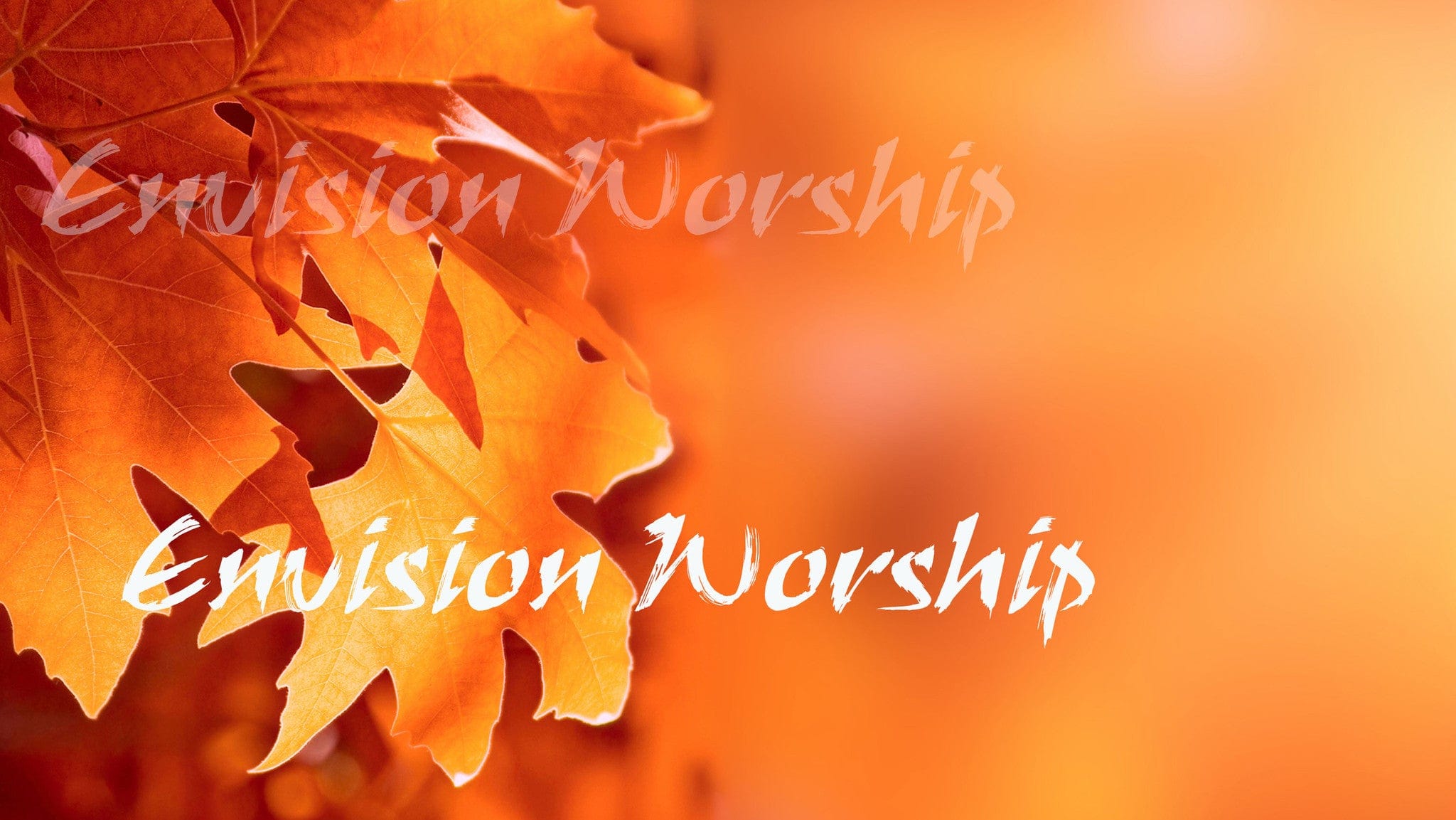 Gorgeous Fall Colors Church Slides~ Stunning