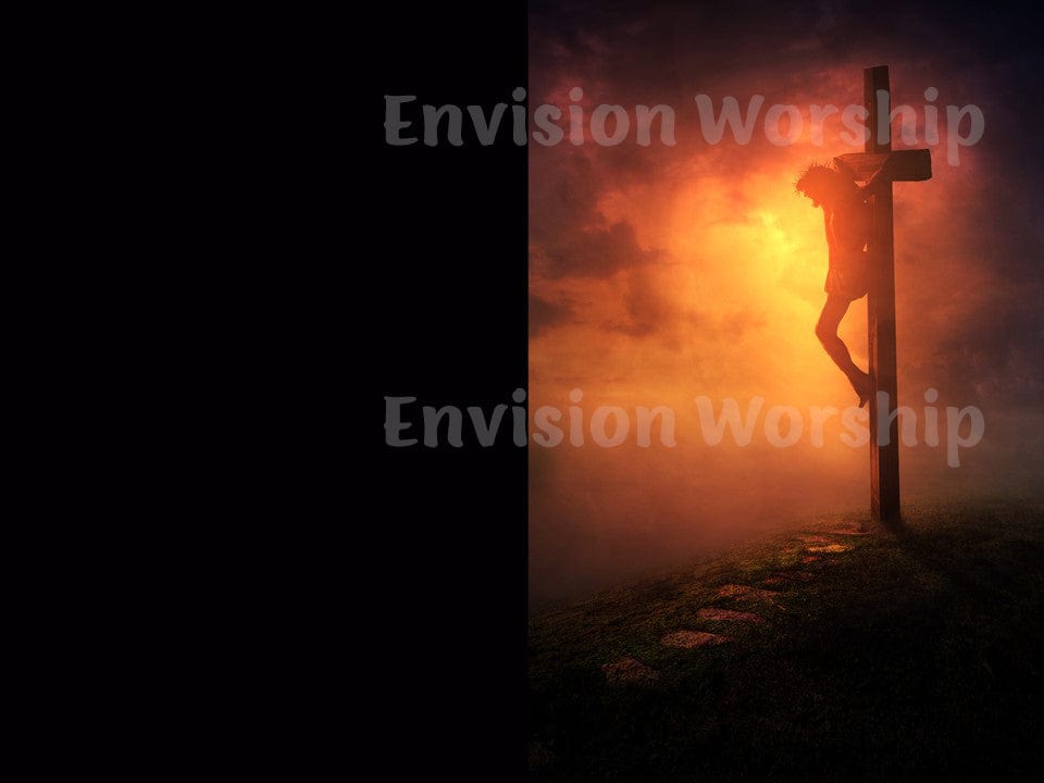 Stunning Good Friday: Jesus on the Cross Worship Slides - New