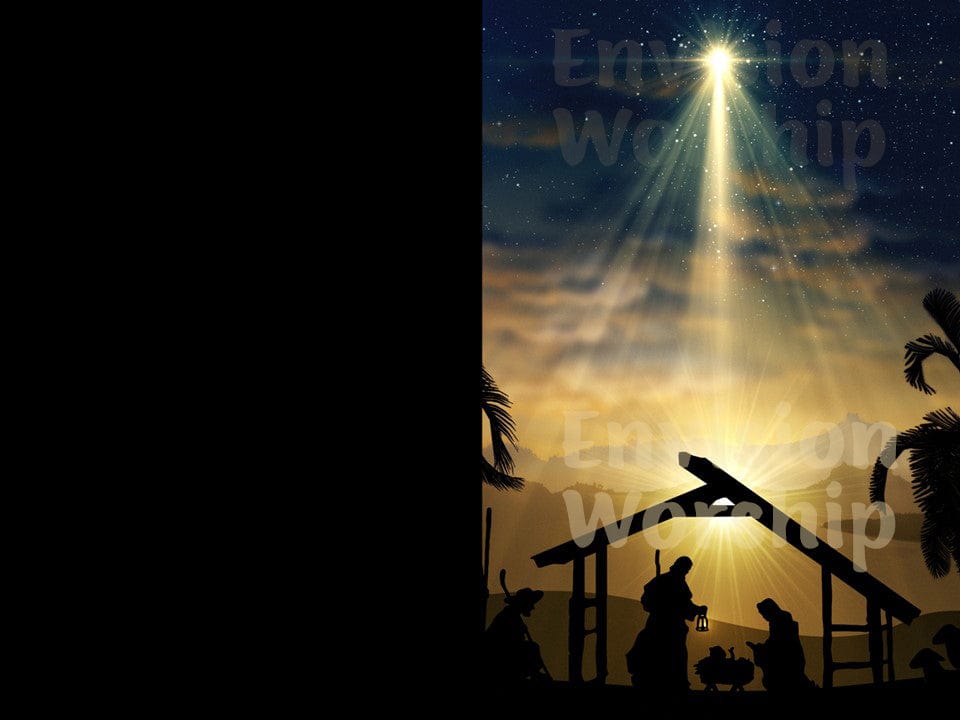 Christmas Nativity PowerPoint ~ Holy Family, Shepherds & 3 Kings