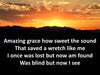 Amazing Grace Church PowerPoint with Lyrics - Stunning & Easy to use