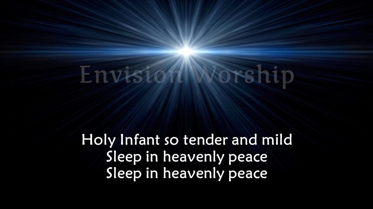 Silent Night Worship Slides - lyrics included - Ready to use tonight!