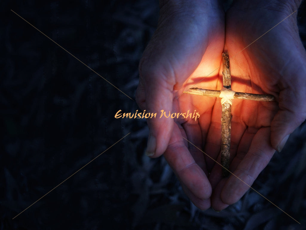 Gorgeous Cross PowerPoint - Communicates personal faith